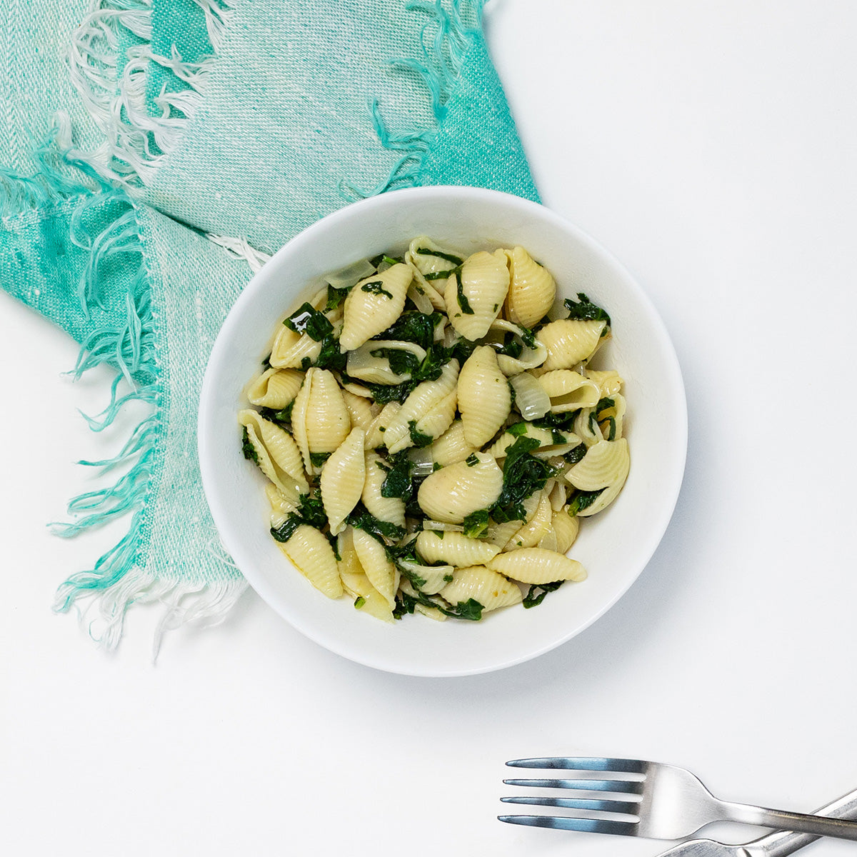 Spinach & Pasta Shell Salad – Zina's Fine Foods